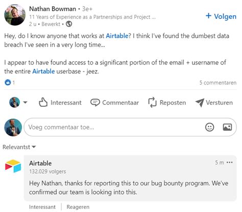 Airtable Data Breach News And Announcements Tableforums The