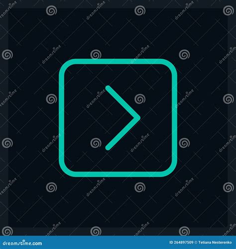 Hover Next Button Ui Element Template Stock Vector Illustration Of Menu Icon 264897509