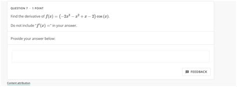 Solved QUESTION POINTQUESTION POINTFind The Chegg Com