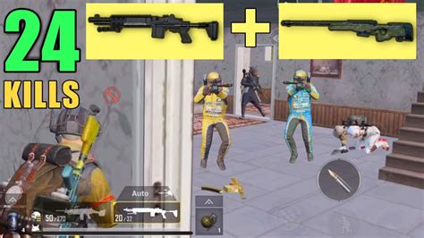 Full Auto Mk14 Awm Op 24 Kills Solo Vs Squad Pubg Mobile Youtube