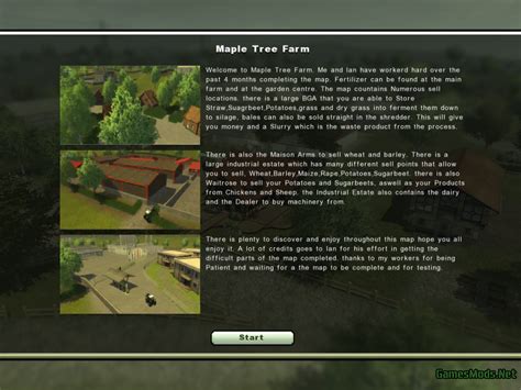 Maple Tree Farm GamesMods Net FS19 FS17 ETS 2 Mods