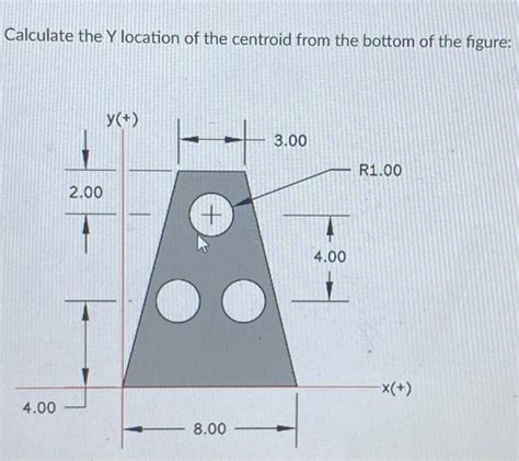 Solved Calculate The Y Location Of The Centroid From The