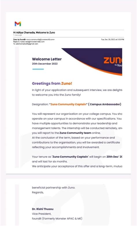 Aditya Chamadia On Linkedin Internship Jobhelp Opportunity