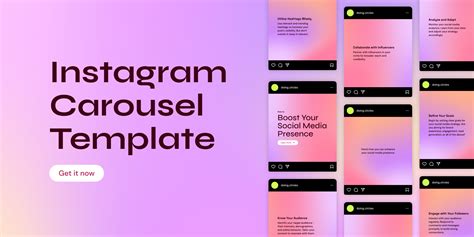 Instagram Carousel Post Template ~ 01 Figma