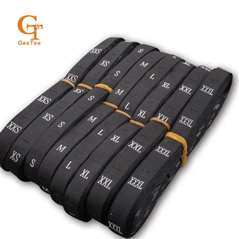 Stock Size Labels For Clothing Xxs Xxxl Garmen Vicedeal