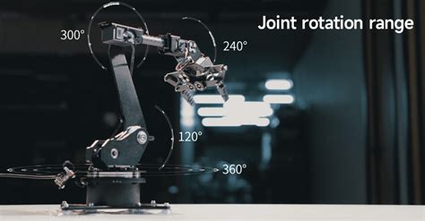 Desktop 5 Dof Robotic Arm Kit High Torque Serial Servo Based On Esp32 Us Plug Robotshop
