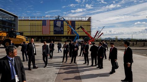 In Phoenix A Taiwanese Chip Giant Builds A Hedge Against China The