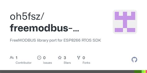 GitHub Oh5fsz Freemodbus Esp8266 FreeMODBUS Library Port For ESP8266