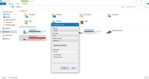 How To Format By Changing The Format Type Of A USB Drive