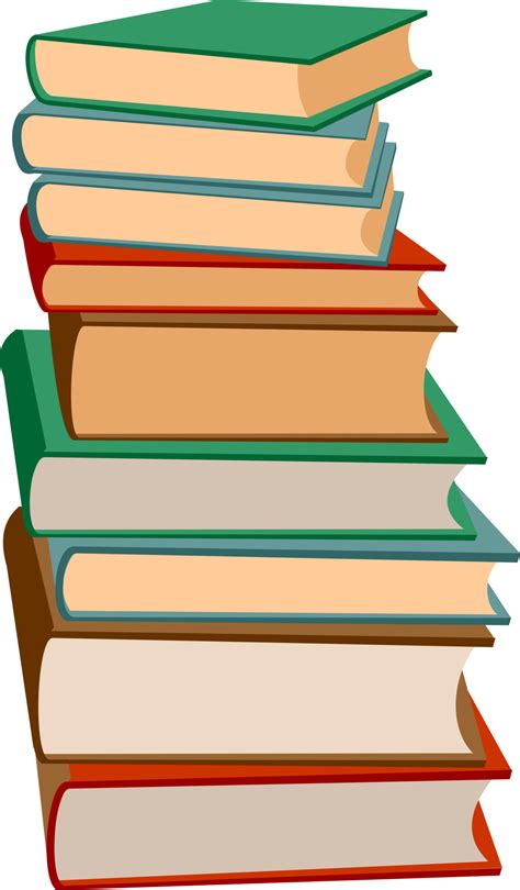 Stack Of Books Pile Of Books Vector Illustration Icon Stack Of Books In Flat Style Template