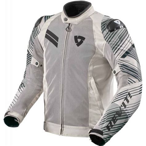 REV IT Apex Air Jacket Light Grey Black Worldwide Shipping