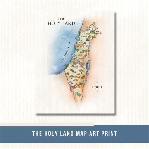 Oldest Map Of The Holy Land Printable Online