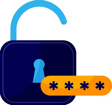 Digital Data Protection Design Element Icon Cyber Security