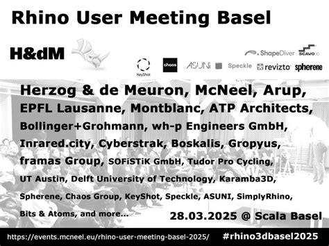 Rhino3dbasel2025 Rhino3d Computationaldesign Digitalfabrication Parametricdesign