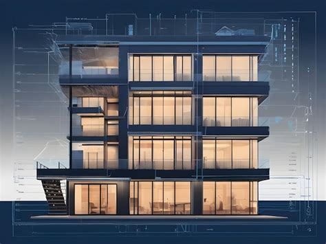 Smart Building Design And Engineering Premium Ai Generated Image