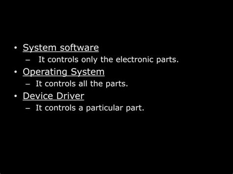 Operating System Ppt