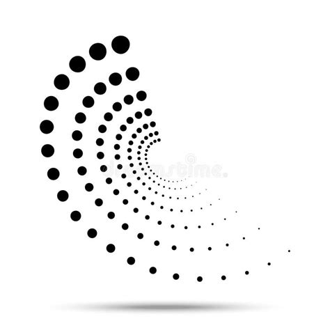 Halftone Rounded Lines Oblique Gradient Pattern Background Vector Illustration Stock Vector