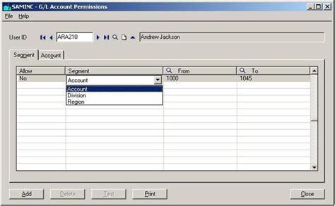 General Ledger Security In Sage 300 Erp