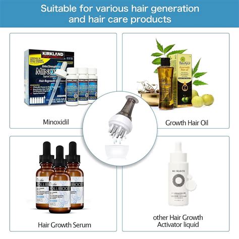 Scalp Applicator Comb For Hair Growth And Care Minoxidil Essential Oil Serum Hair Loss