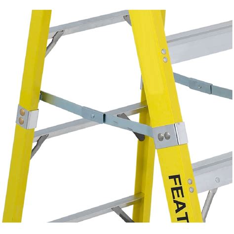 Featherlite 6406 Heavy Duty Fiberglass Step Ladder 6 Hollistons Inc
