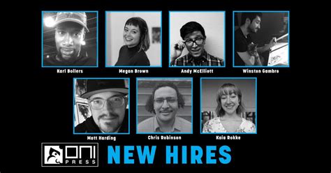Oni Press Adds New Hires From Marvel Comics Idw Valiant And Bad Idea