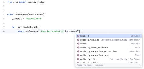 Odoo Framework Integration For Ides