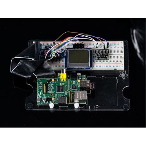 Adafruit Pi Dish For Raspberry Pi Includes Breadboard