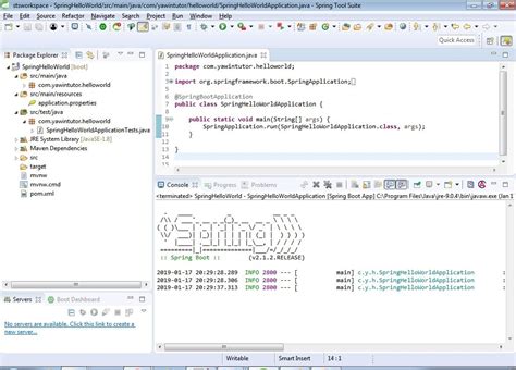 spring boot hello world example yawin tutor