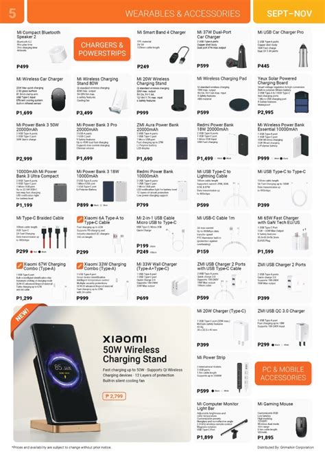 Xiaomi Products Price List September November Yugatech Philippines Tech News Reviews