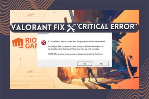 How To Fix A Critical Error Has Occurred In Valorant Beebom
