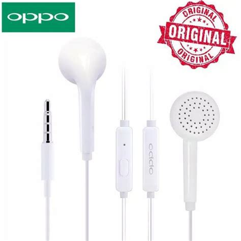 Headset Oppo F Handsfree Vivo ORI CABUTAN Earphone Universal Stereo Mm AUX Suara KINCLONG