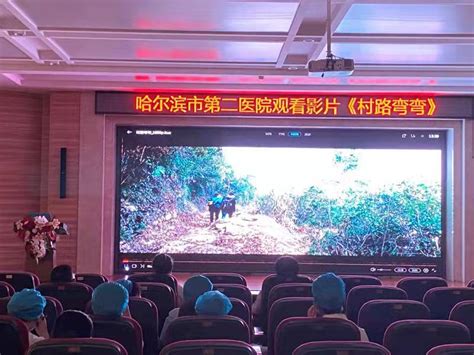哈尔滨市第二医院组织党员干部职工观看电影村路弯弯 东方养生频道 东方养生