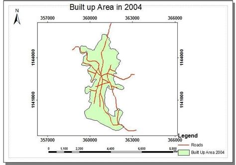 Built Up Area In Download Scientific Diagram