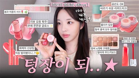 퓌 글로스 홀리카홀리카 립팟 롬앤 피치미 등등 내돈내산💸 구독자 요청템 리뷰 빌보의 월급날💸 Youtube