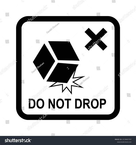 Packaging Symbol On Doodle Do Not Stock Vector Royalty Free
