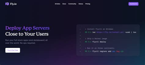 使用Fly io平台部署哔哩漫游服务器 GamerNoTitle