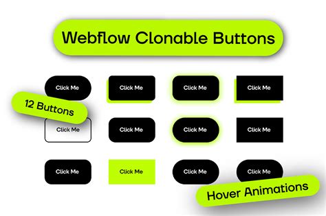 Button Components And Interactions Webflow