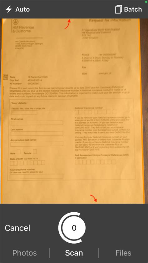 better automatic document detection genius scan