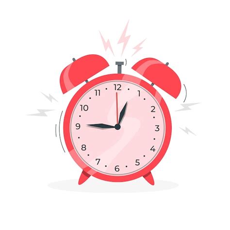 Premium Vector Classic Alarm Clock Illustration Time Management Design