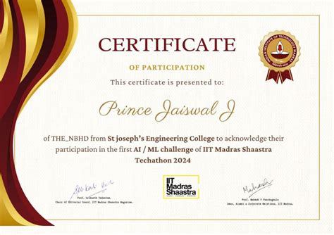 Prince Jaiswal On Linkedin Artificialintelligence Machinelearning Iitmadras