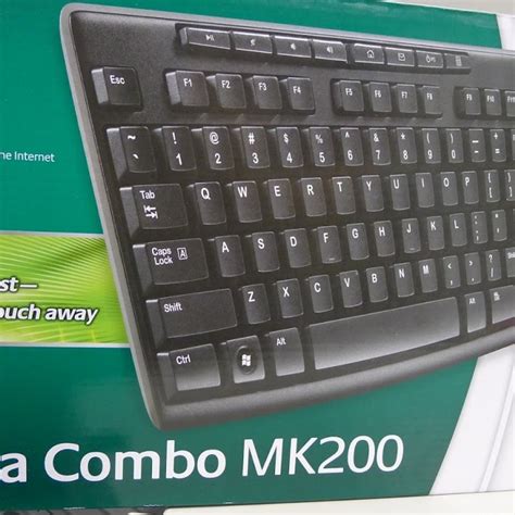 Mk200 Usb Combo Logitech Mk200 Combo Usb Keyboard Mouse Logitech Keyboards Combo Pack