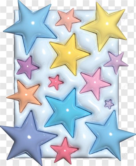 3d 다채로운 파스텔 별 부풀린 거품 귀여운 벽지 벡터 3d 부풀어 오른 별 Png 일러스트 및 벡터 에 대한 무료 다운로드 Pngtree