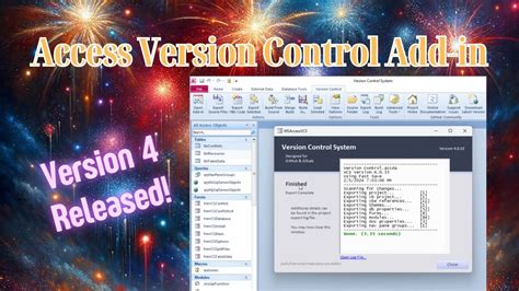 Major Release Of The Microsoft Access Version Control Add In