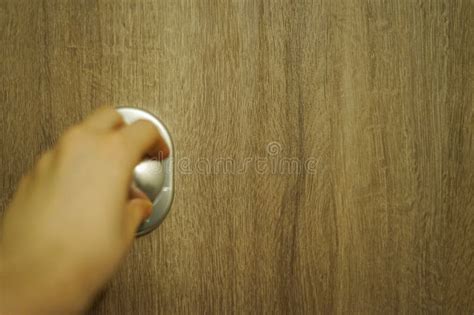 Hand Hold Door Lock Open Close Secret Security Danger Safety Theft