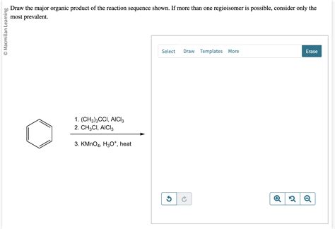 [solved] Draw The Major Organic Product Of The Reaction S
