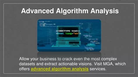 PPT Advanced Algorithm Analysis PowerPoint Presentation Free