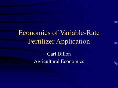 Ppt Economics Of Variable Rate Fertilizer Application Powerpoint Presentation Id 1707656