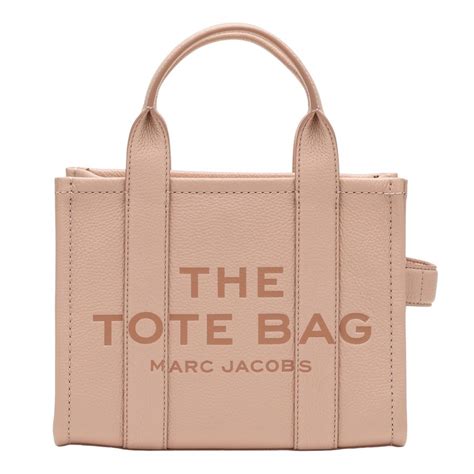 Túi Tote Nữ Marc Jacobs Mini Pink Leather Tote Bag Màu Hồng Phấn Vua Hàng Hiệu