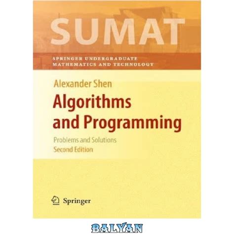 خرید و قیمت دانلود کتاب Algorithms And Programming Problems And Solutions ترب