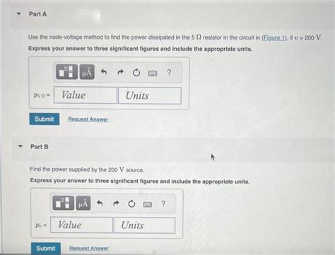 Solved Figure 1 Of 1Use The Node Voltage Method To Find The Chegg Com